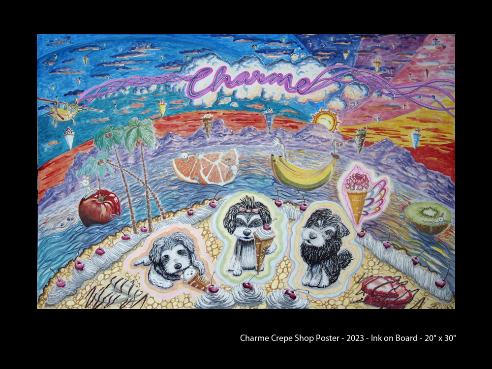 Mike Sasaki - Paintings - Acrylic - Watercolour - Ink